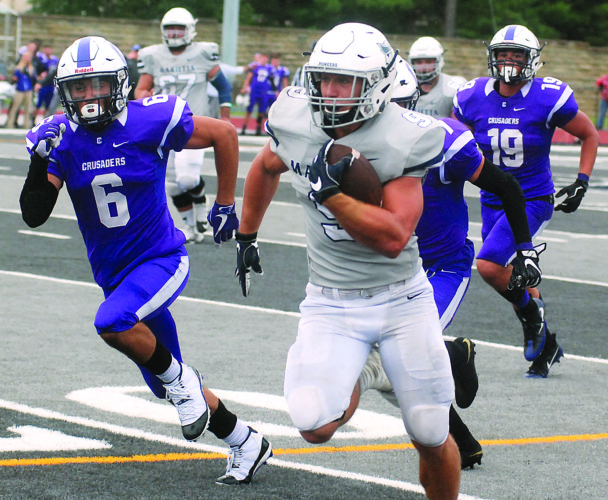 Pios win thriller: Tanner Clark rushes for 311 yards, scores 6 TDs as ...